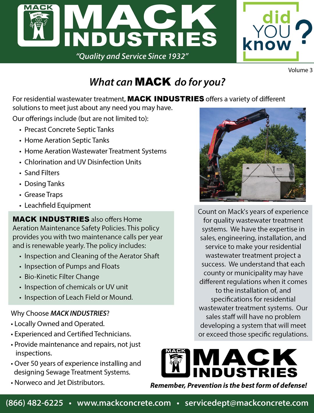 Did You Know? - Mack Industries